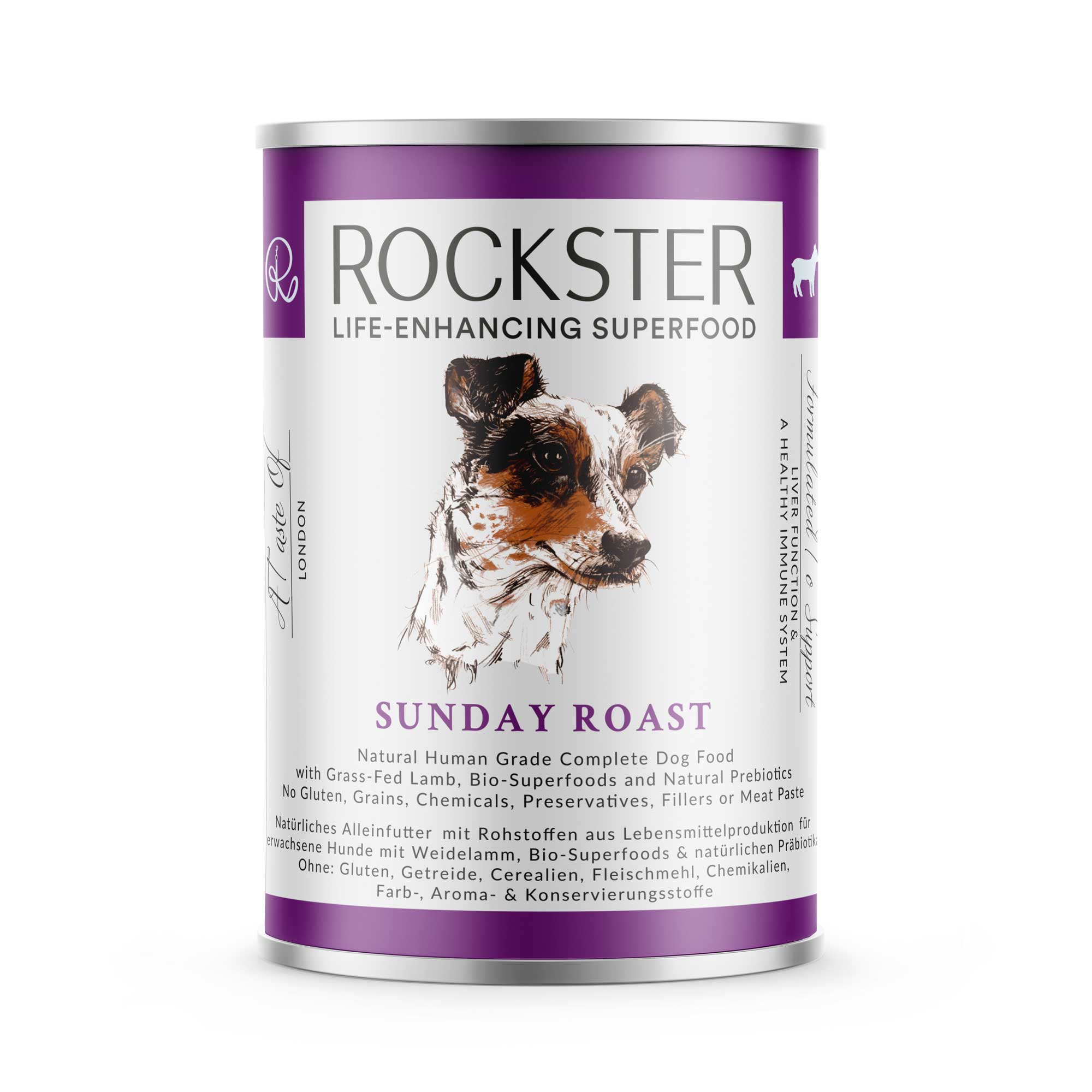 Sunday Roast – The Rockster - Healthy Life Enhancing Superfood for Dogs!